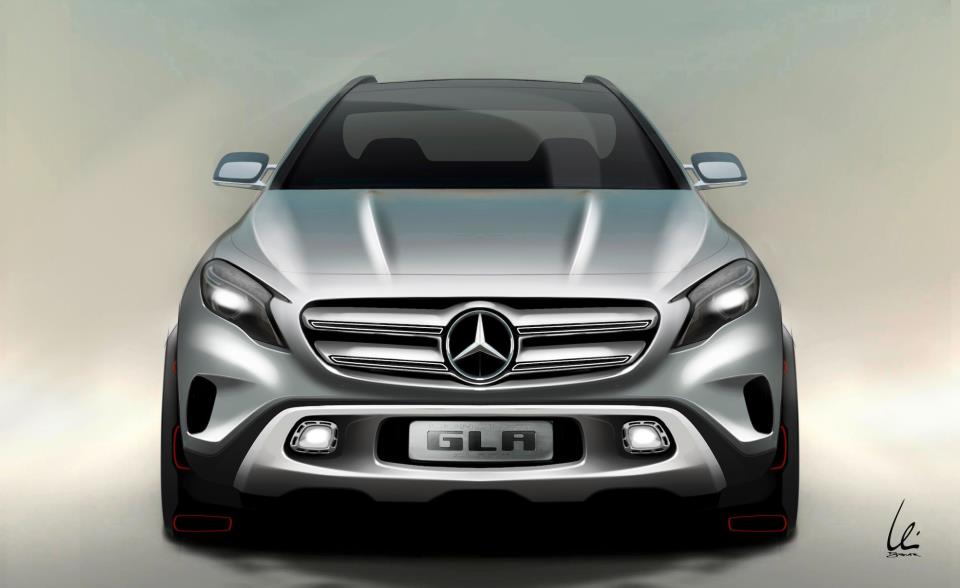 Mercedes GLA Concept sketch revealed before Shanghai debut | Motoroids