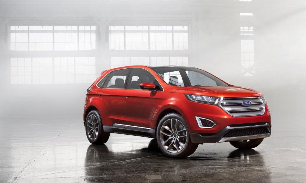 Ford Edge concept unveiled in Europe. Previews upcoming large premium ...