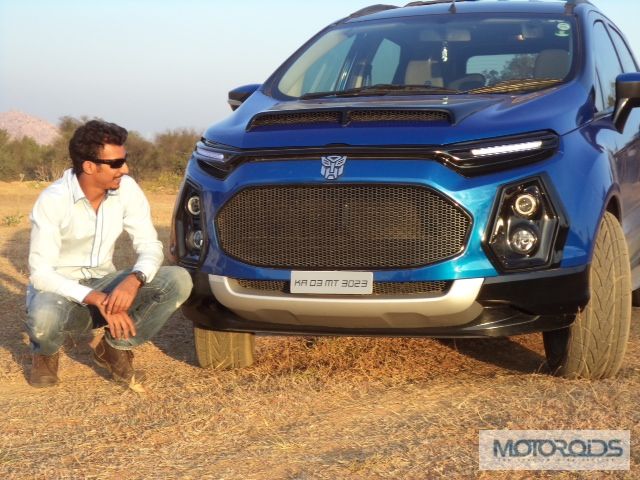 Check out this modified Ford EcoSport of Motoroid Mezaan Anees | Motoroids