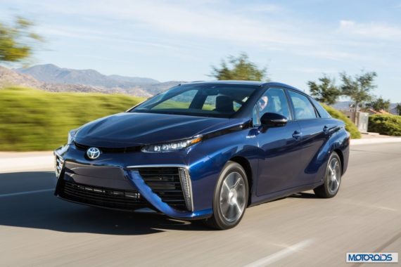 Toyota Mirai Hydrogen Fuel Cell sedan revealed at LA Show: The future ...