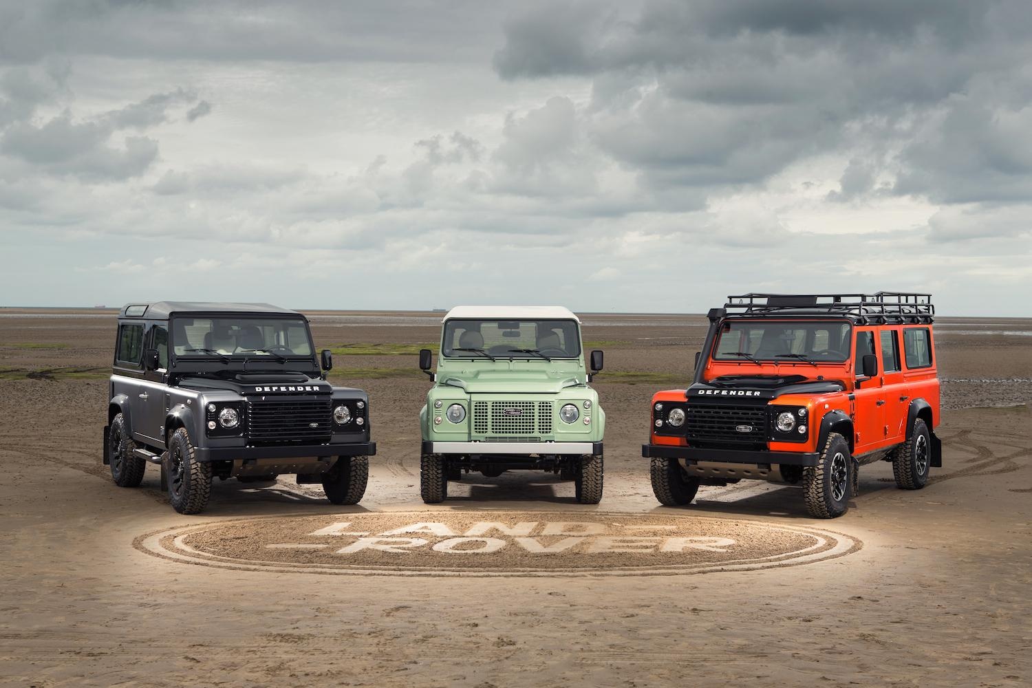 Land Rover Defender to drive into the sunset with three ultimate ...