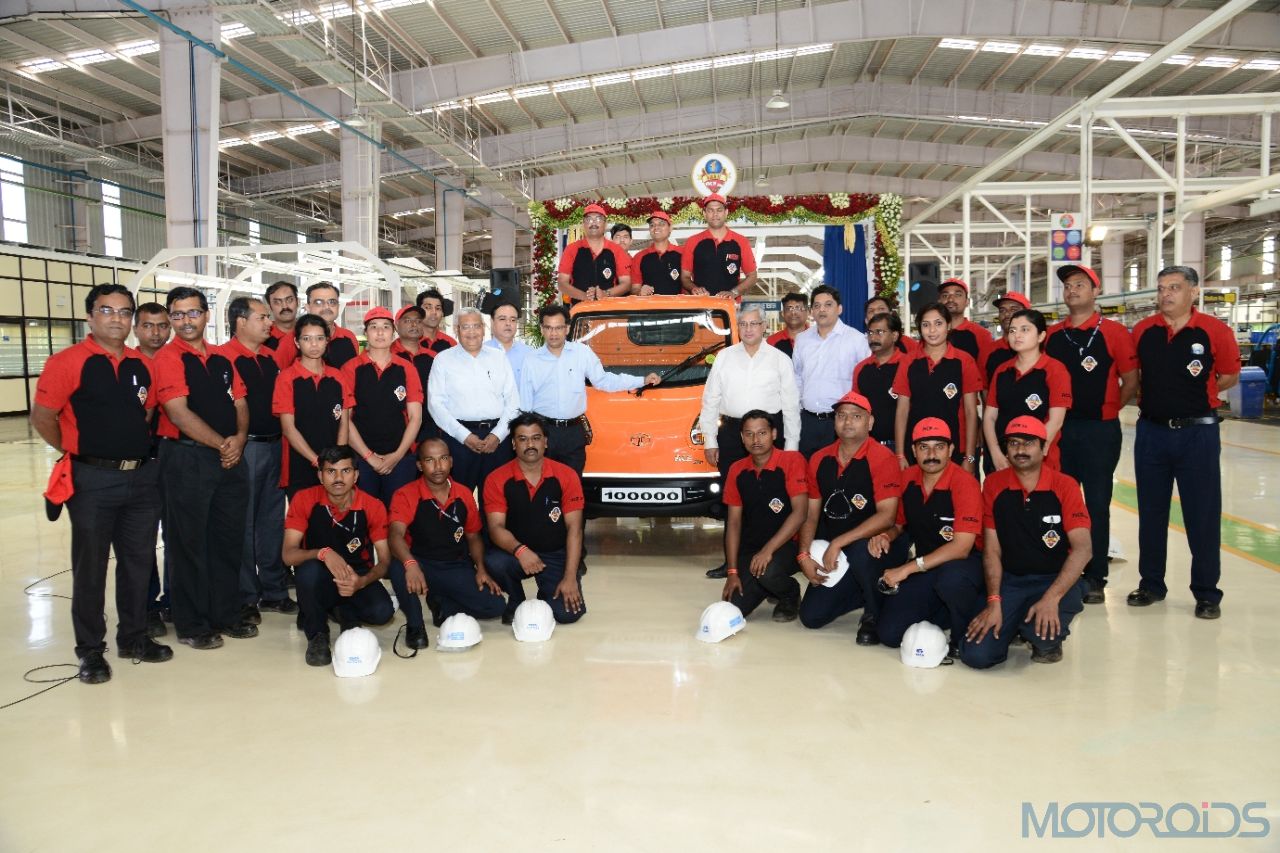 Tata Motors rolls out 100,000th Tata ACE Zip Micro truck | Motoroids