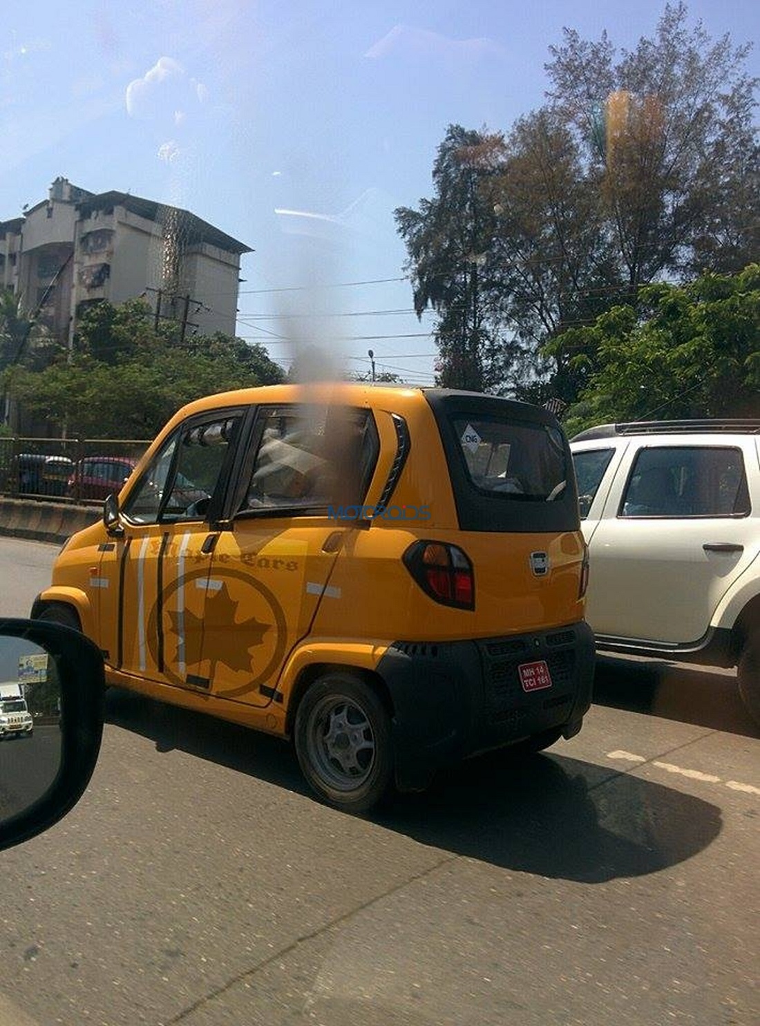 CNG powered Bajaj RE60 Quadricycle caught testing near Mumbai | Motoroids