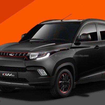 Modified Mahindra KUV100 looks like a little devil | Motoroids