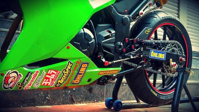 Check out this Ninja 300 with over 100 upgrades from MotoZone | Motoroids
