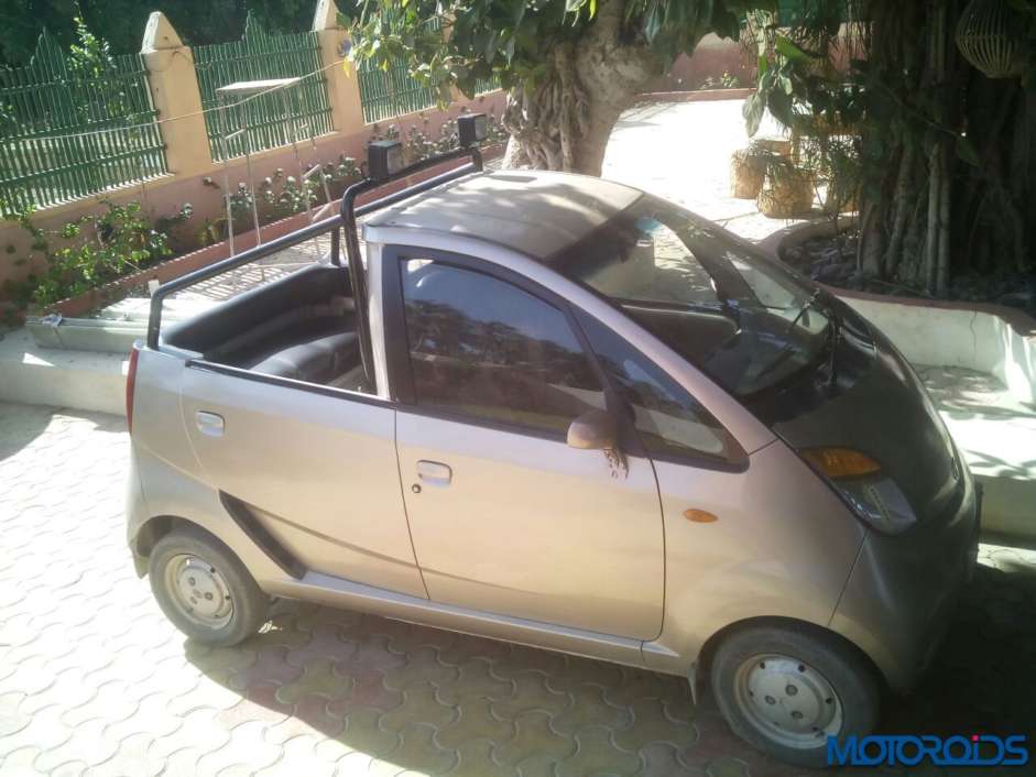 Gujarat based farmer designs his own Tata Nano pick-up | Motoroids