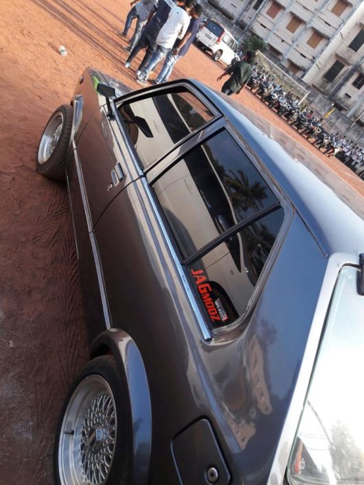 This modified Maruti SS80 tries hard to ape a Mk1 VW Golf GTi, and ...