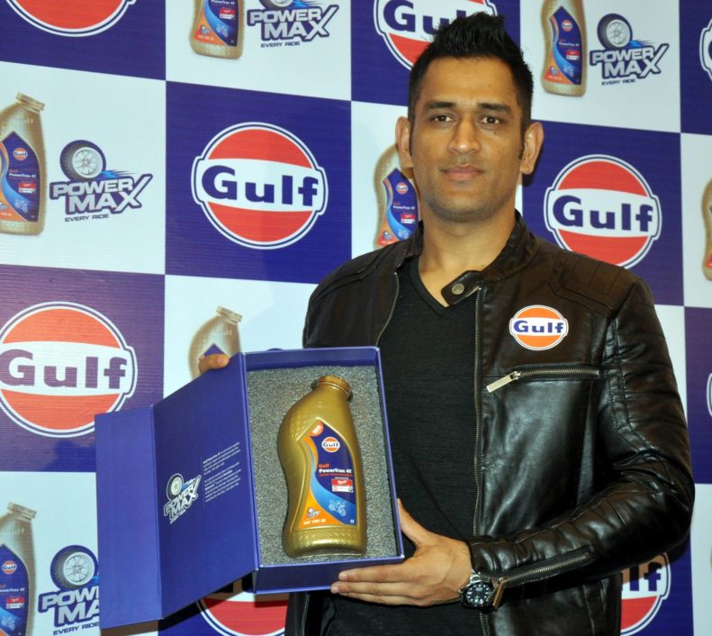 Gulf Oil launches PowerTrac 4T synthetic engine oil with MS Dhoni ...