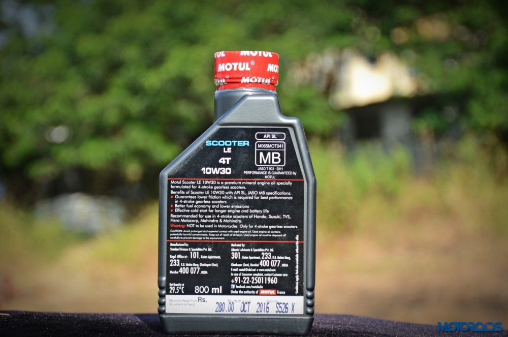 Motul All About Lubes : Choosing The Right Oil for your Scooter | Motoroids