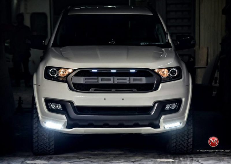 Customized Ford Endeavour From Bengaluru Looks White Hot! | Motoroids
