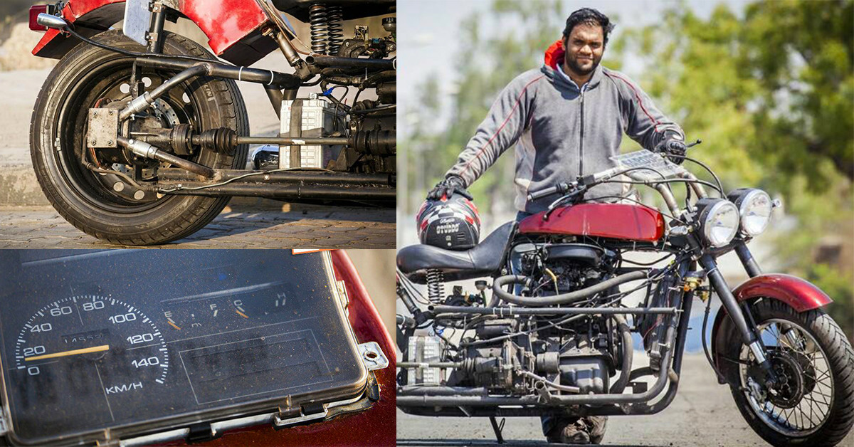 When You Own A Maruti But Bikes Are Life : Custom Motorcycle With A ...