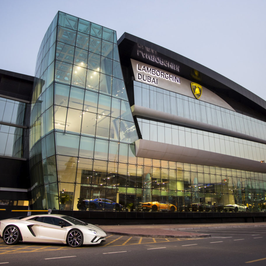 Lamborghini Opens Its World’s Largest Showroom In Dubai | Motoroids