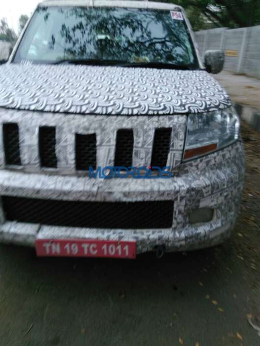 EXCLUSIVE : LWB Mahindra TUV300 (Mahindra TUV500) Snapped Once Again ...