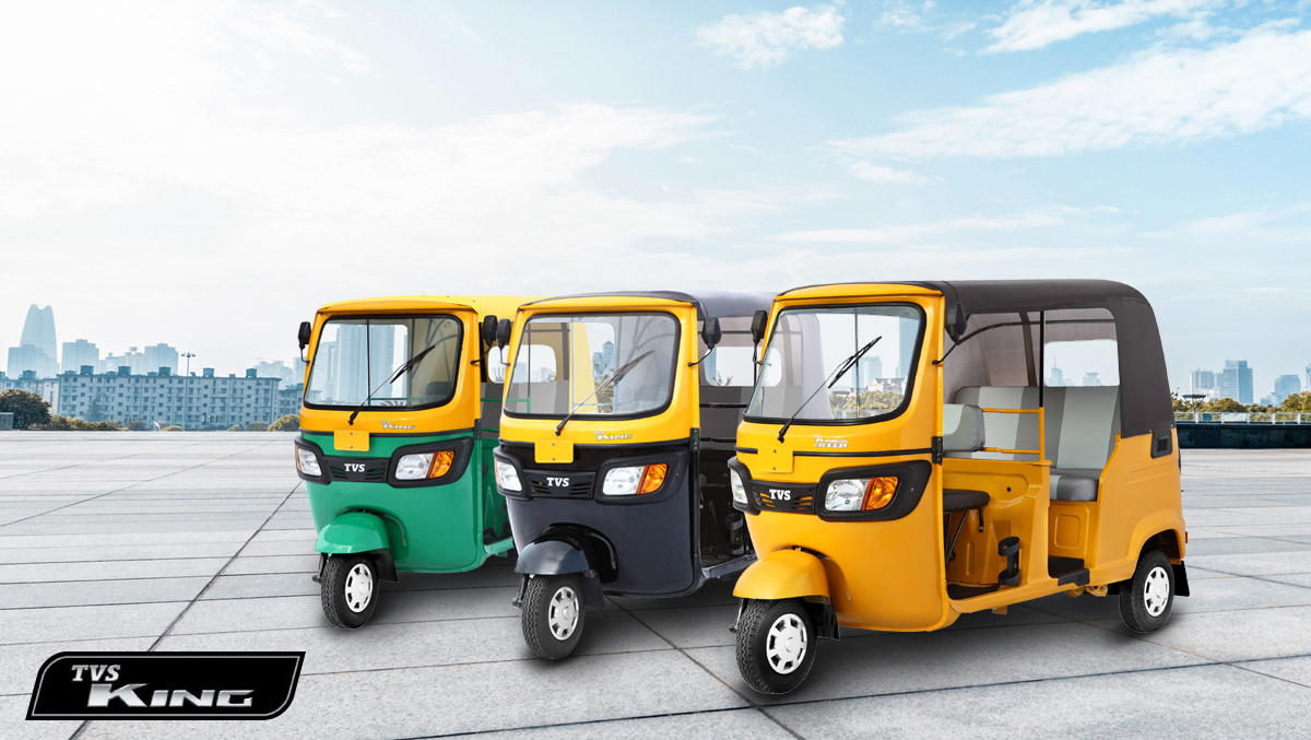 TVS Motor Company Partners with Abans Auto; Will Export TVS King Three ...