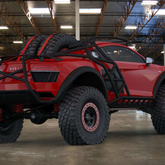 Audi R8 Supercar Transformed Into a Monstrous Off-Roader in Pixels ...