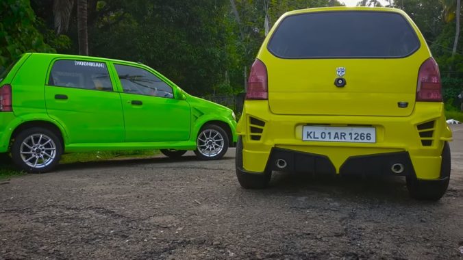 This must be the brightest Maruti Suzuki Alto Mod Job in India | Motoroids