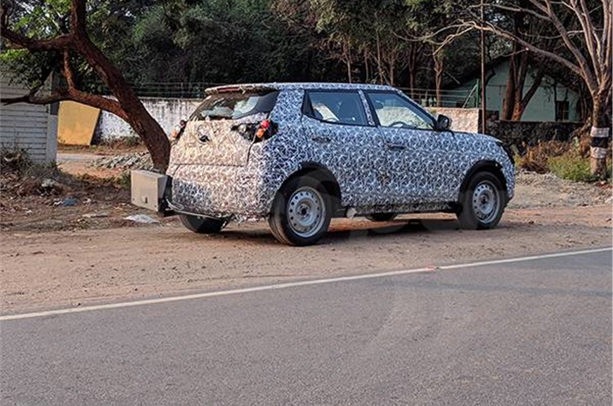 New Mahindra Compact SUV Spotted Testing, Will Be Pitted Against The ...
