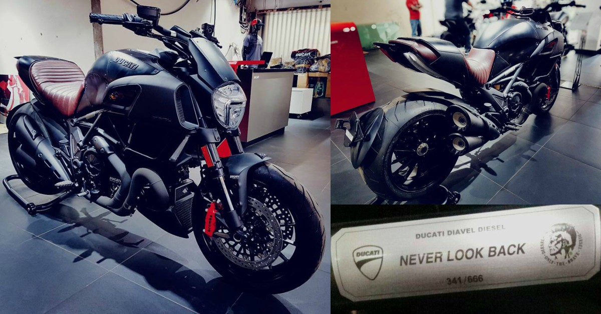 India’s First Limited Edition Ducati Diavel Diesel Arrives At Mumbai ...
