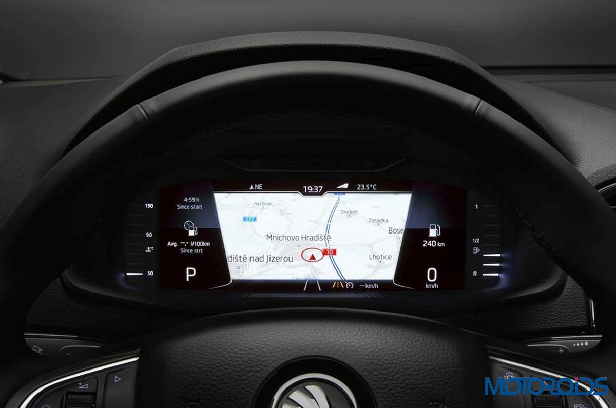 Skoda To Offer Virtual Cockpit On Its Big Cars | Motoroids
