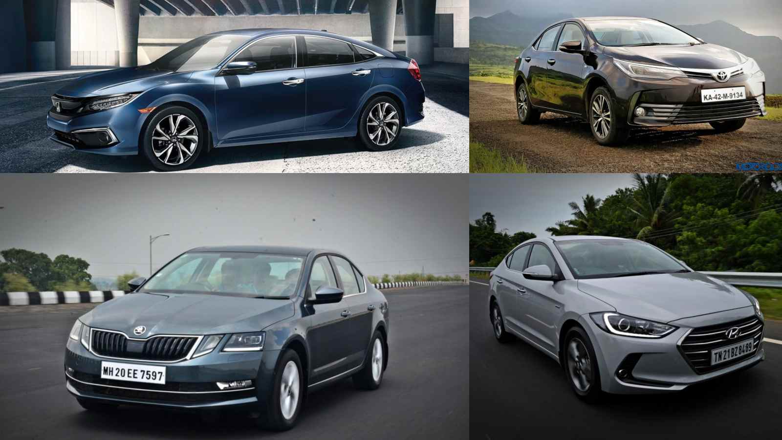 Comparison Between 2019 Honda Civic And Its Competitors | Motoroids