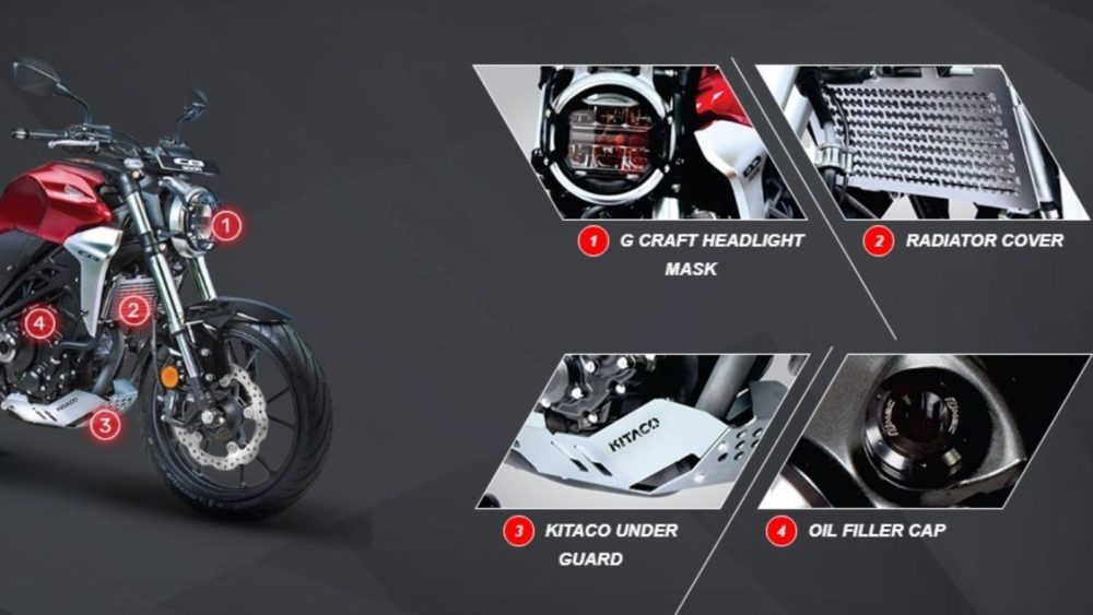 India-Spec Honda CB300R Gets Four Accessory Kits | Motoroids