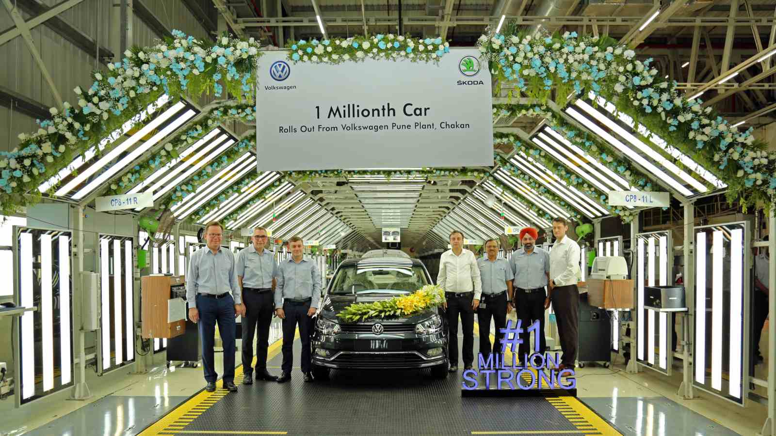 Volkswagen India Rolls Out One Millionth Car From Its Pune Plant ...