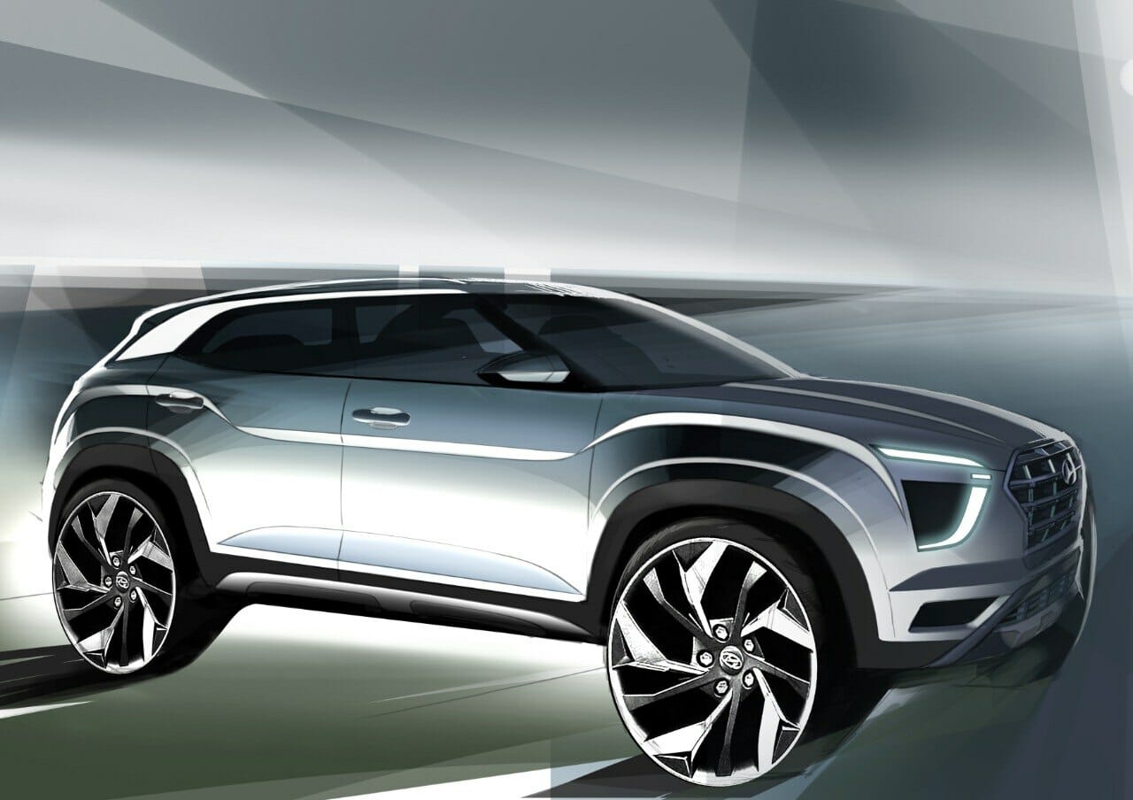 All-New Hyundai Creta’s Design Sketch Revealed Before Auto Expo Debut ...