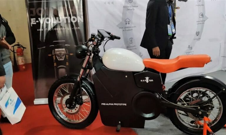The Raptee Electric Motorcycle Promises A Top Speed Of 150 Km/h With A ...