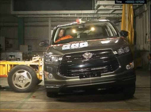 Facelifted Toyota Innova Crysta Scores 5-star Safety rating in ASEAN ...