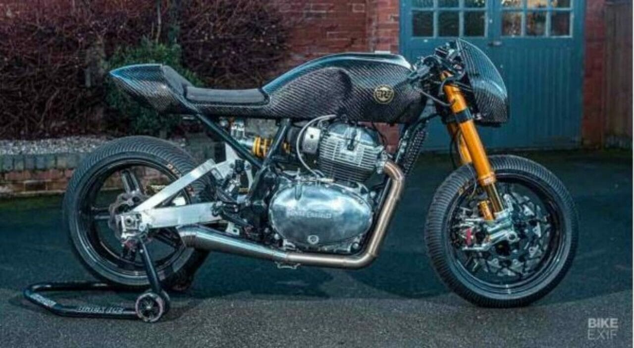 This Customized Royal Enfield Continental GT 650 Looks FAST Even At ...