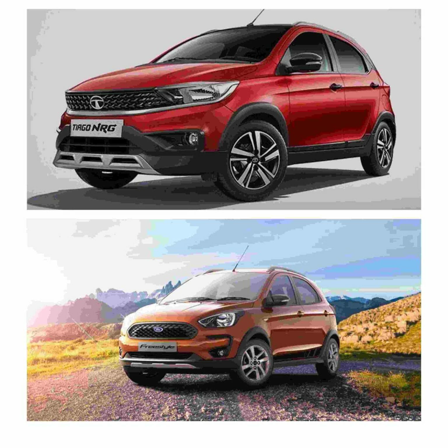 Tata Tiago NRG Vs Ford Freestyle- Specs And Features Compared | Motoroids