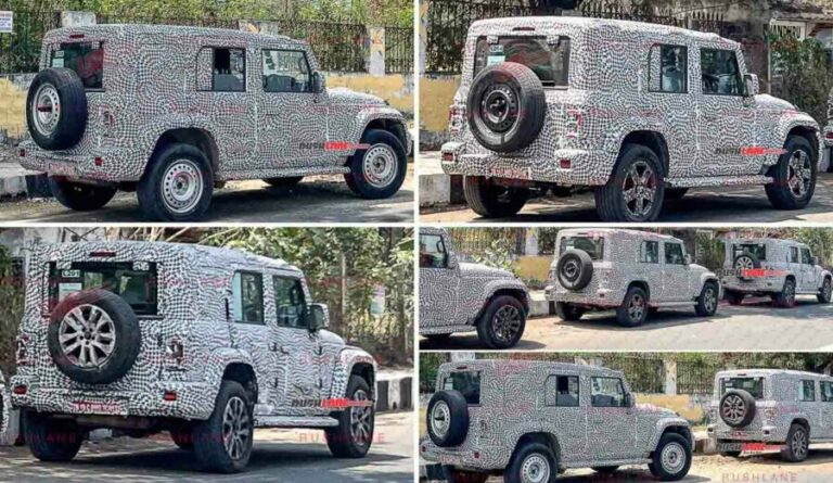 Mahindra Thar Armada Base to Top Variants Spied | Motoroids