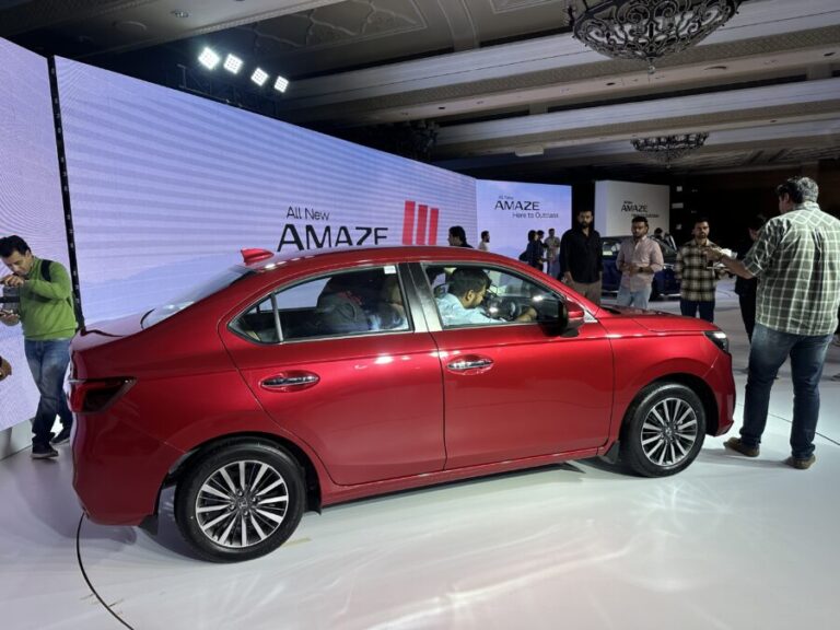 Third-Generation Honda Amaze Unveiled in India | Motoroids
