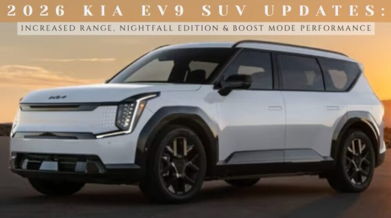 2026 Kia EV9 SUV Gets Bigger Range, New Nightfall Edition & Performance ...
