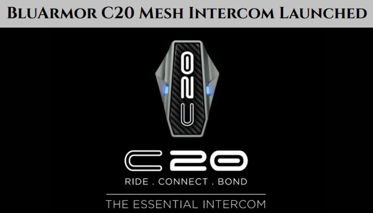 BluArmor C20 Mesh Intercom Launches at ₹9,999 – Compact, Connected ...