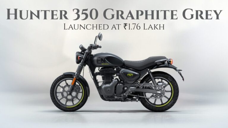 Royal Enfield Hunter 350 Graphite Grey Launched at ₹1.76 Lakh – Stylish ...