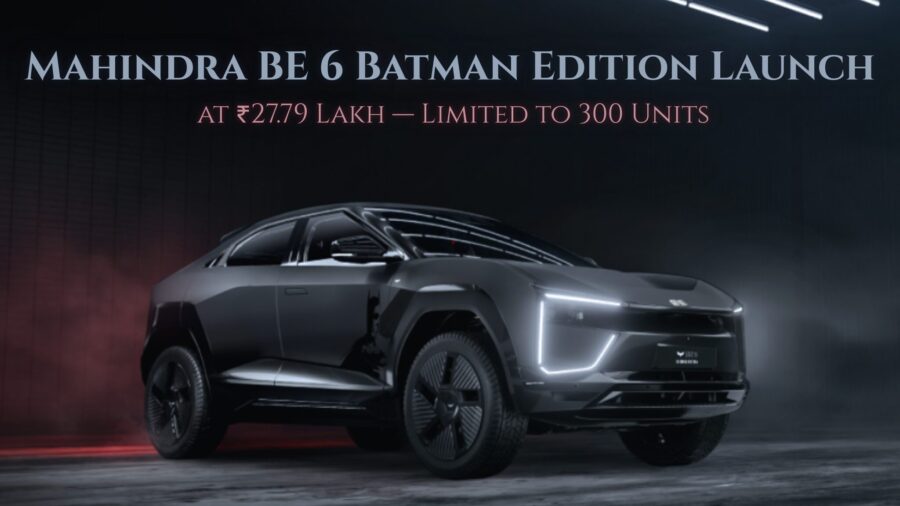 Mahindra BE 6 Batman Edition Launched at ₹27.79 Lakh — World’s First ...