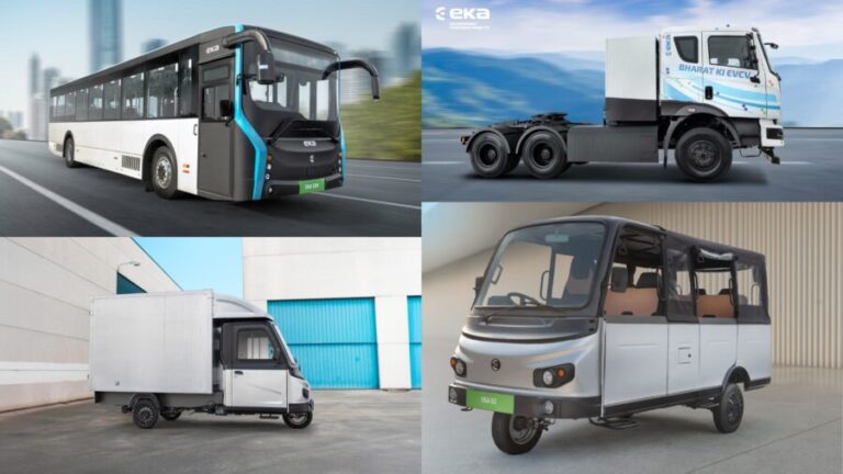 EKA Mobility Unveils India’s Widest EV Portfolio at IEC GM 2025 | Motoroids