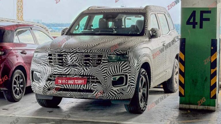 New Mahindra Scorpio N Facelift Spotted Testing With Big Interior ...