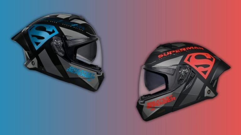 STUDDS Trooper Legacy Shield Helmet Arrives At Rs 2,425 With Superman ...